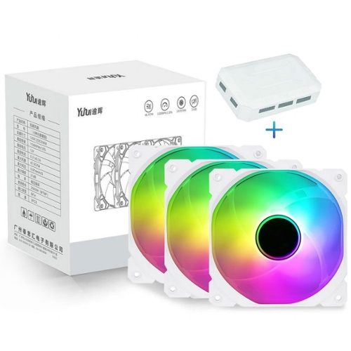 KIT FAN COOLER X3 IMB ARGB WH SAMA - Ecologic Tech