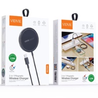 CARGADOR INALAMBRICO 1426 15W MAGNET TIPO-C VIDVIE - Ecologic Tech