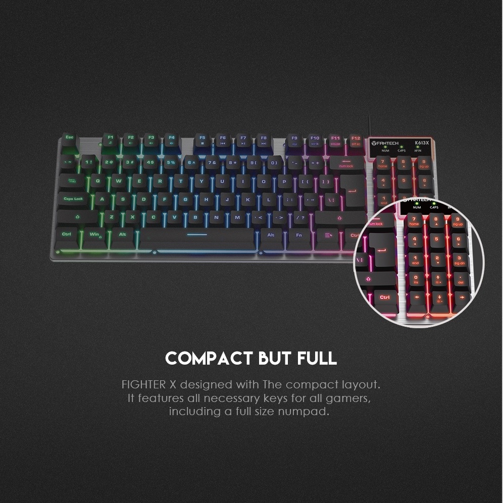 TECLADO GAMING K613X FANTECH TOURNAMENT EDITION - Ecologic Tech