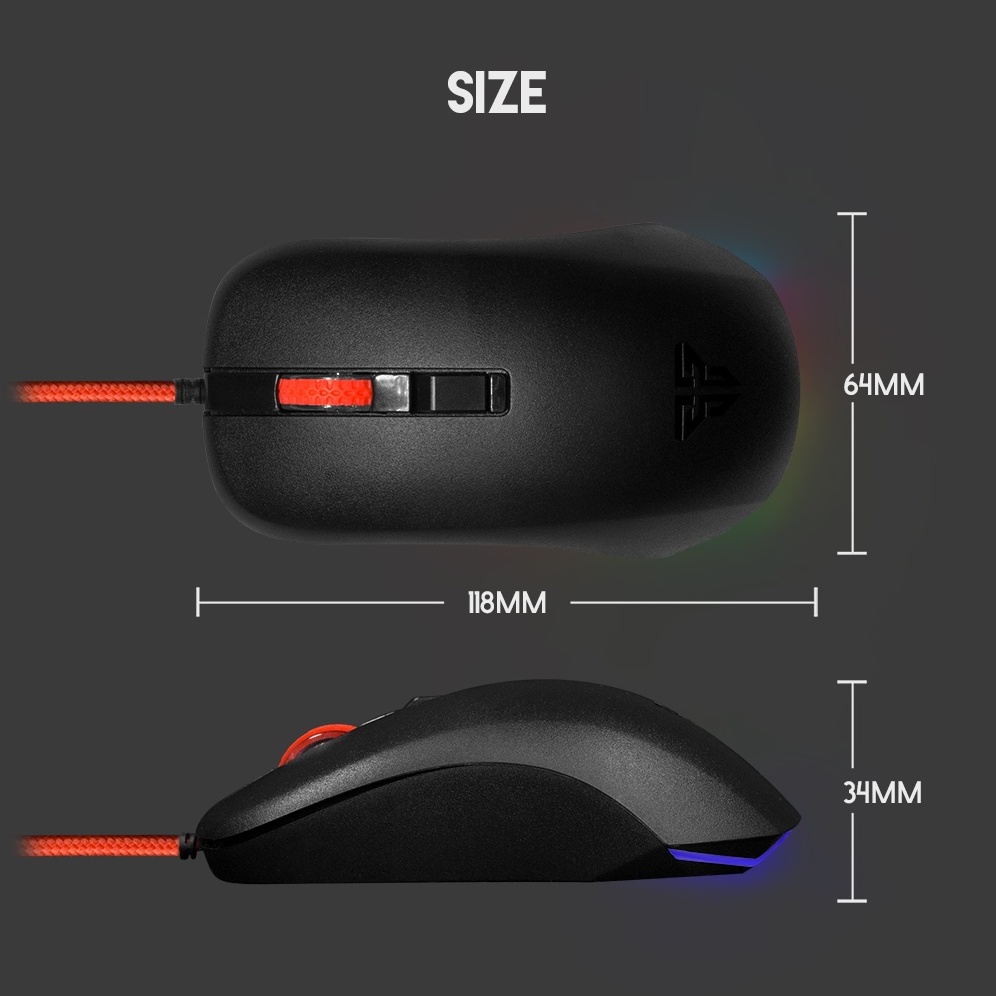 MOUSE GAMING FANTECH G13 RHASTA II RGB - Ecologic Tech